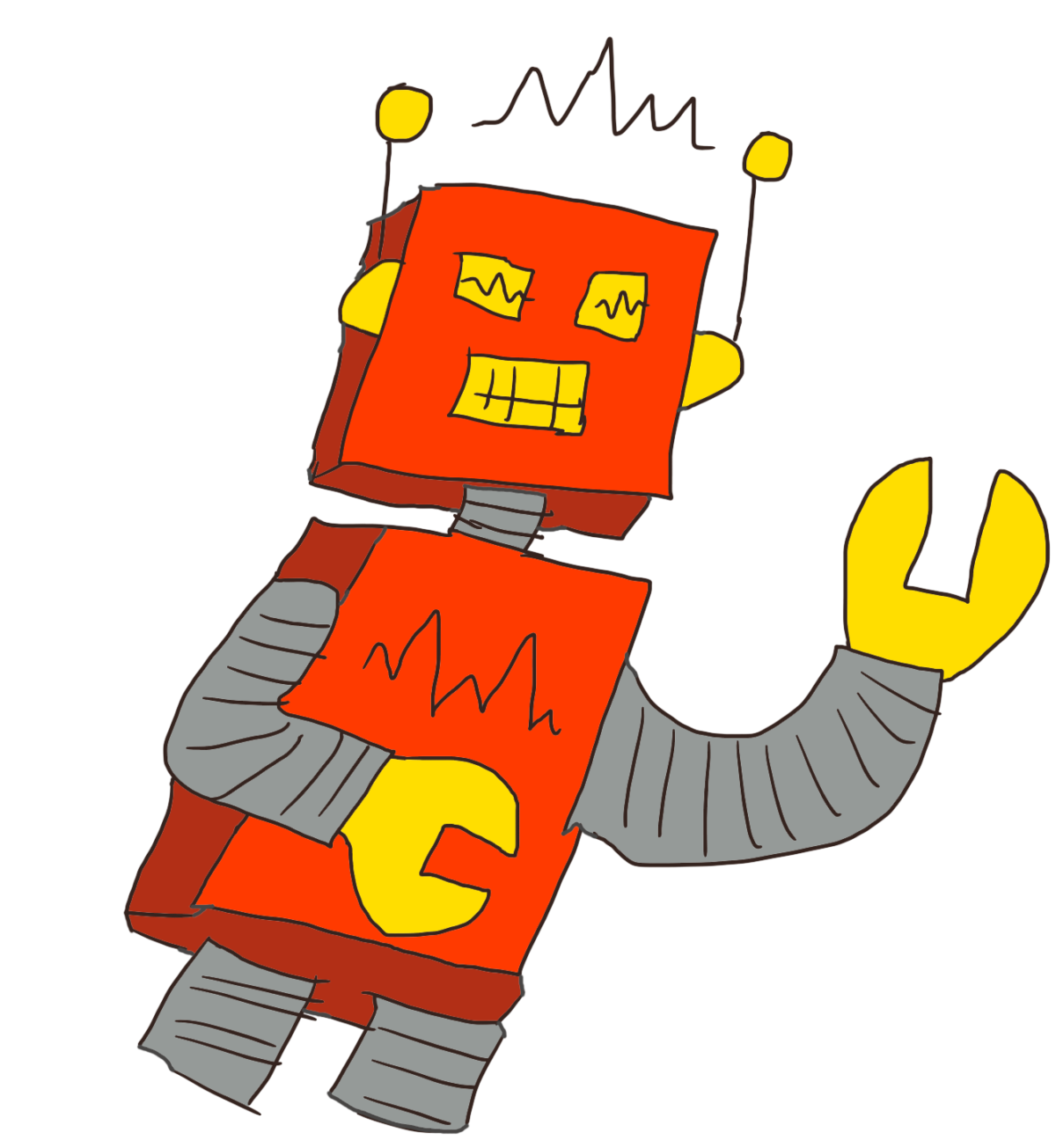 The Big Red Button and the Wacky Robot – shep.ca